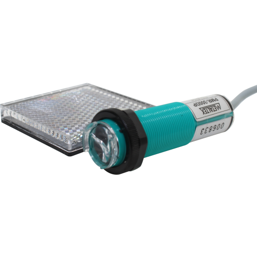 PMB-300DP - Sensor fotoeléctrico cilíndrico retroreflectivo 300cm PNP